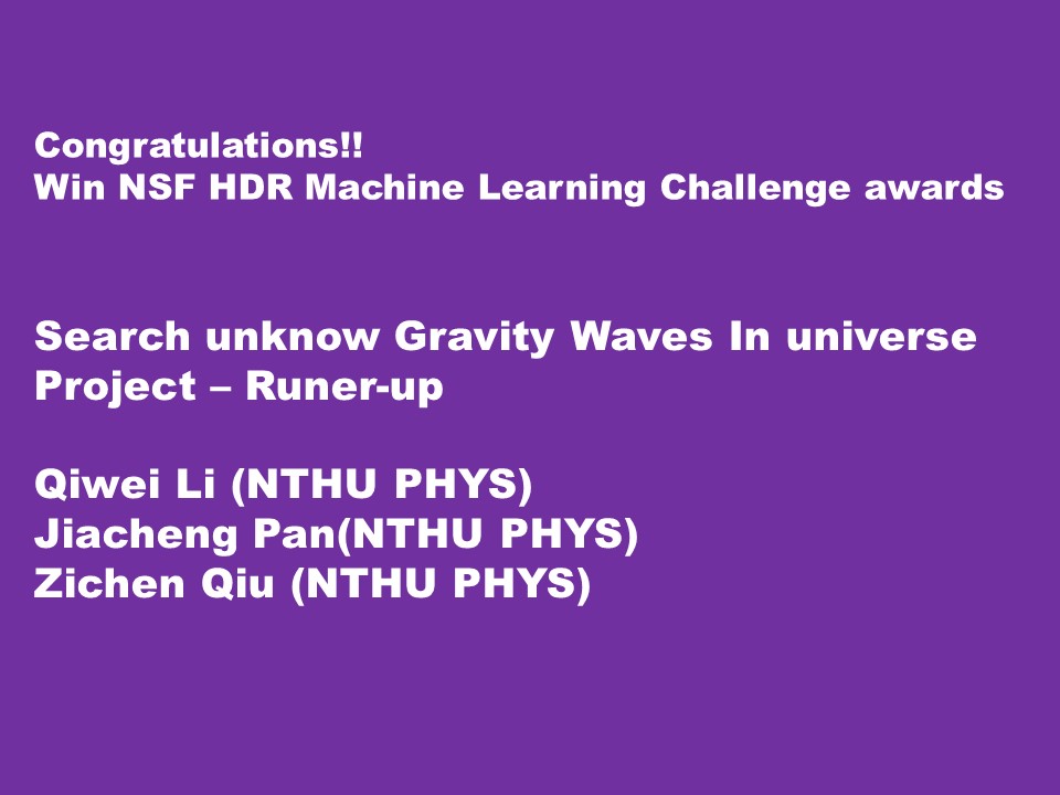 Department of Physics National Tsing Hua University